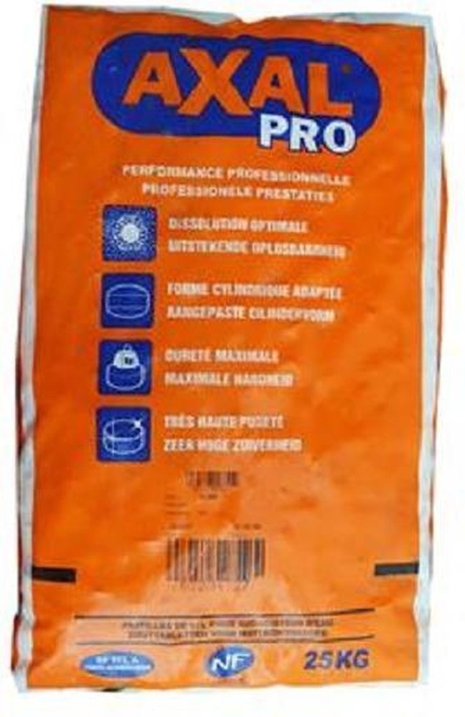 Axal pro onthardings zouttabletten 25kg | Thienpont Tuintechniek